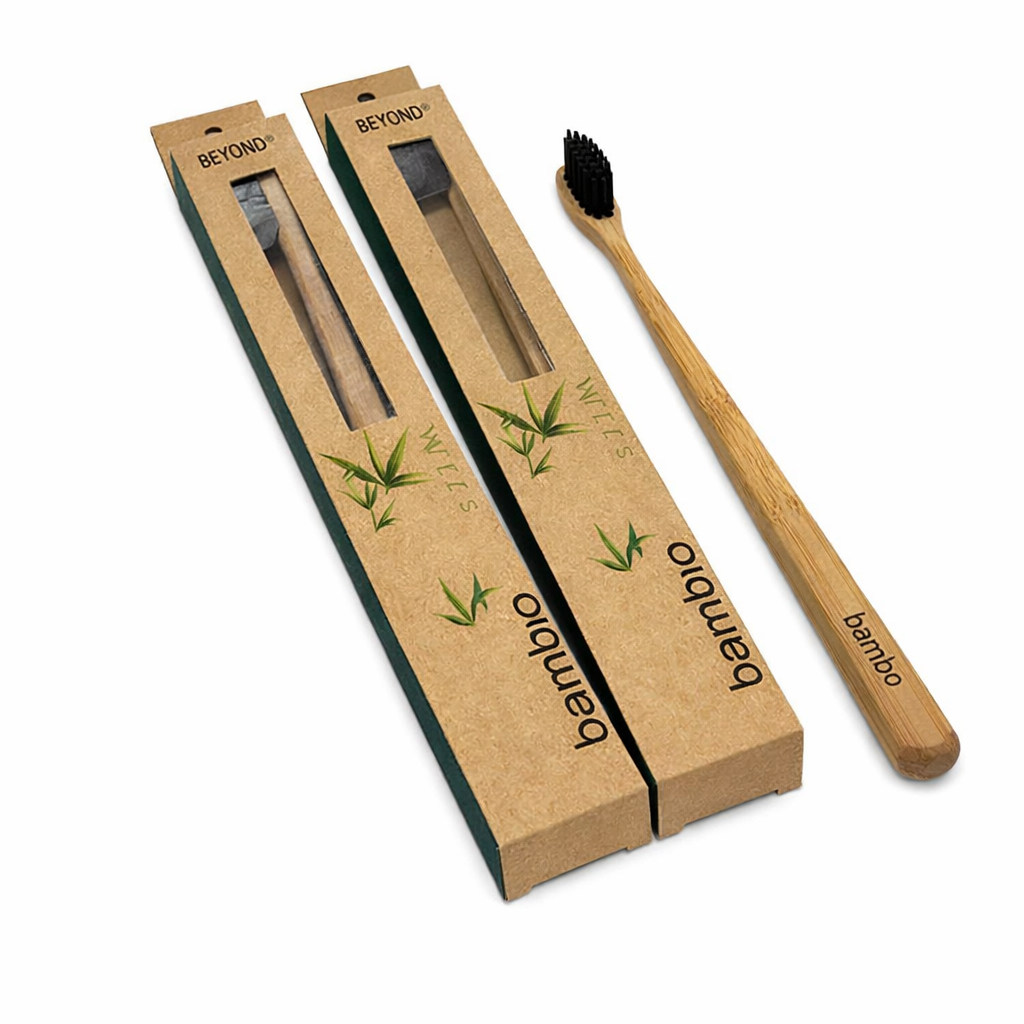 BEYOND Premium Bamboo Toothbrush Six-Pack – DentalMarketplace